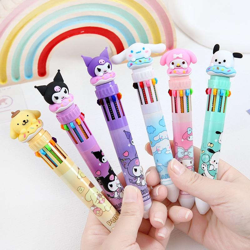 Pen Ballpoint Pelbagai Warna, Reka Bentuk Kartun, Gaya Gadis - TikTok ...