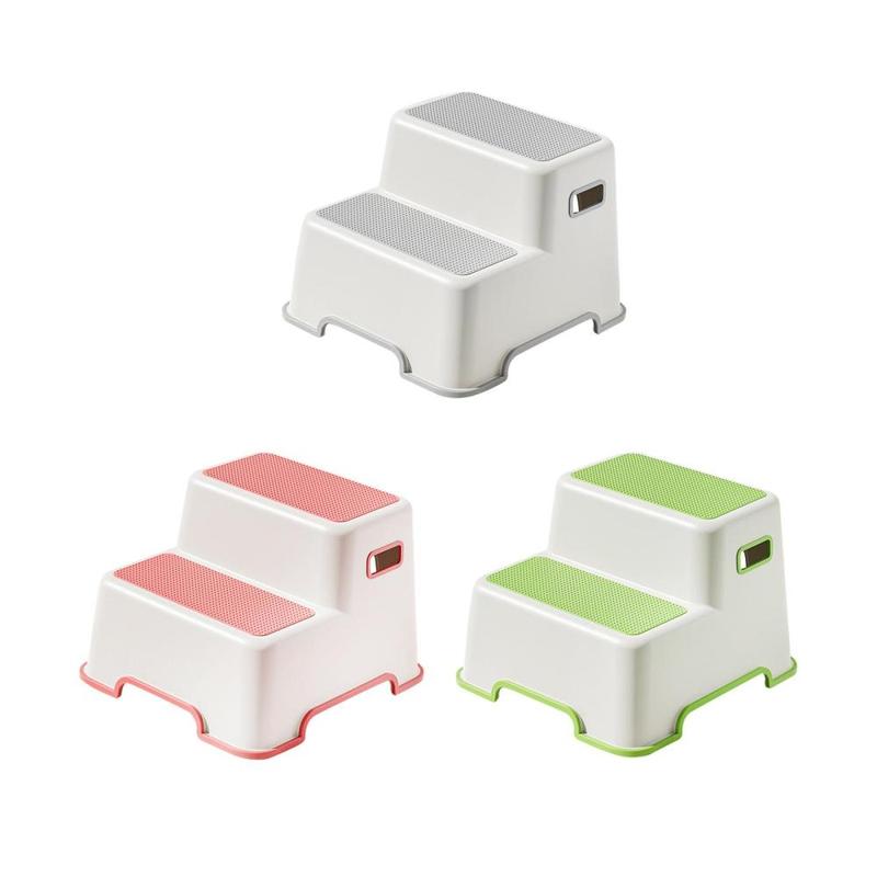 Kids Step Stool Potty Stool Anti Tipping Sturdy Multifunctional ...