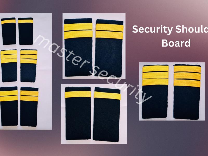 SHOULDER BOARD for Security Guard (uniform accessories) - TikTok Shop ...
