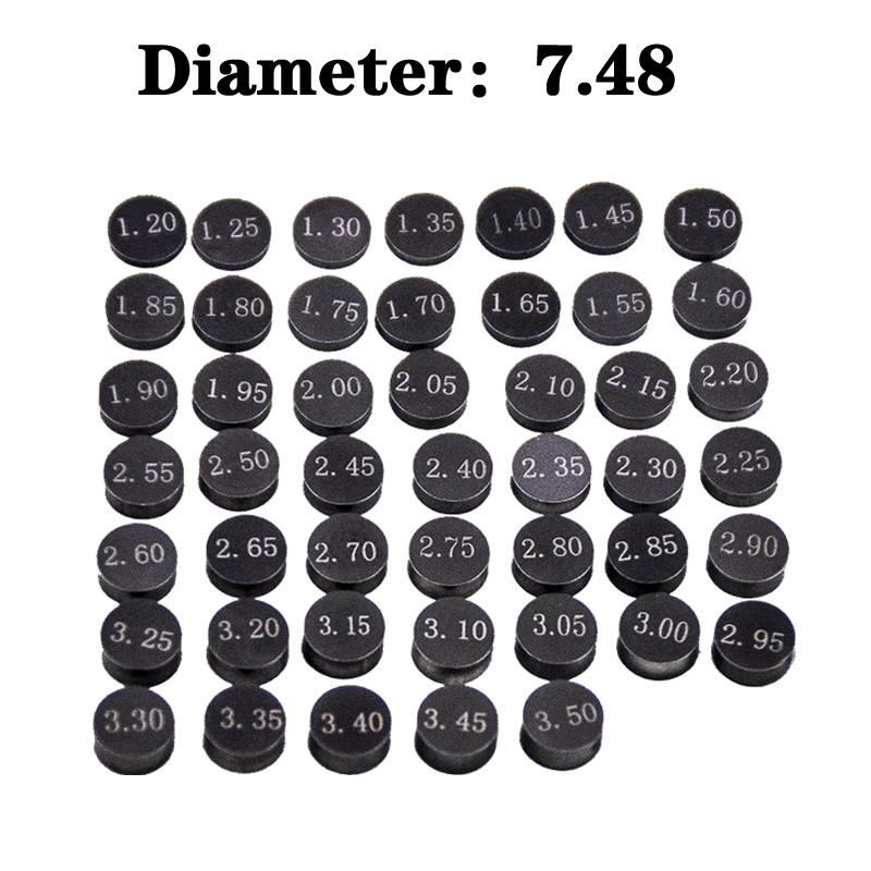 dia 7.48mm Motorcycle Valve Shim Gasket For SUZUKI SV650 GSXR750 ...