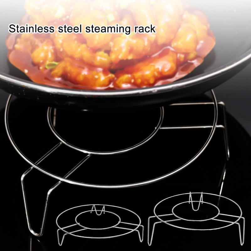 1pc Stainless Steel Steamer Kitchen Cooker Steaming Rack Steamed Bun ...