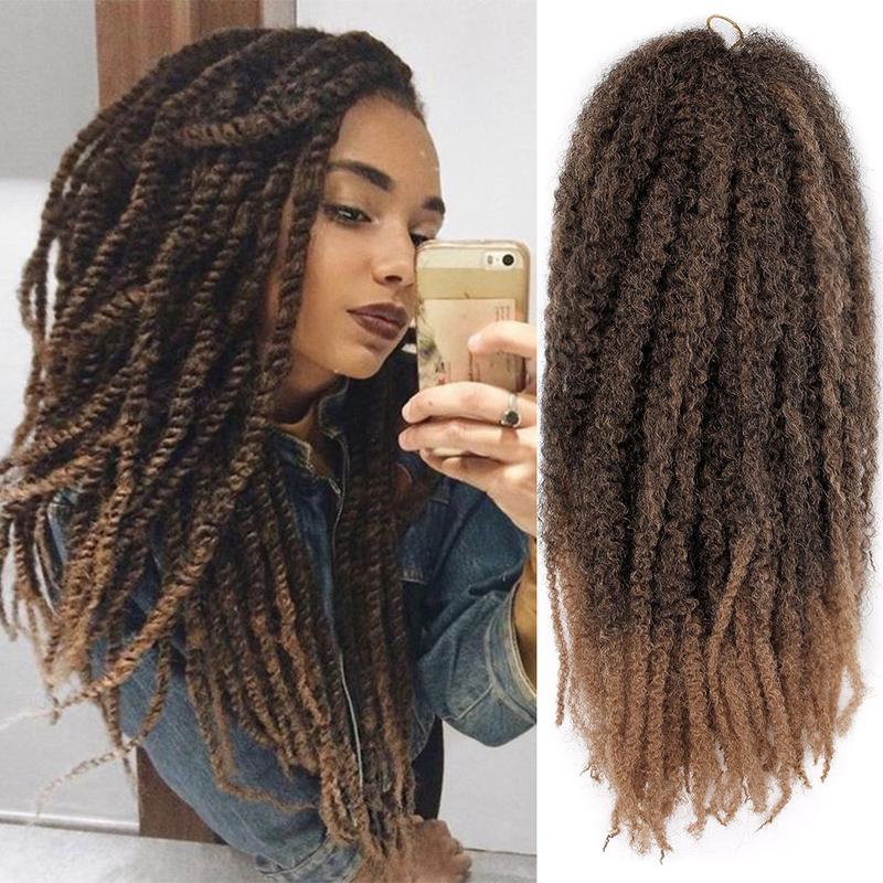European and American Big Caterpillar Dreadlocks Wig Female Marley ...