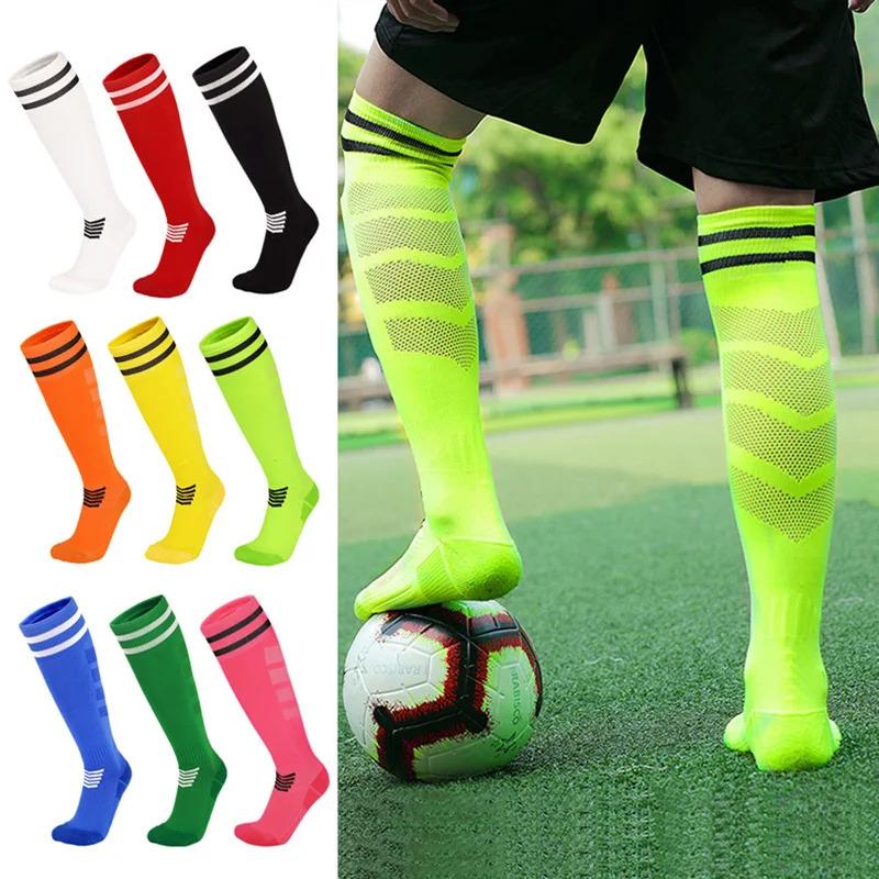 Towel Bottom Soccer Socks Breathable Knee High Training Long - TikTok ...