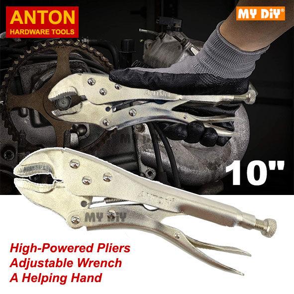 ANTON 10" Locking Plier Curve Jaw Gripe Plier 250MM - TikTok Shop Malaysia