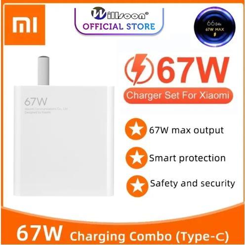 Pengecas Redmi, Xiaomi Asli, Pengecas Pantas 67W, Penyesuai Kuasa ...