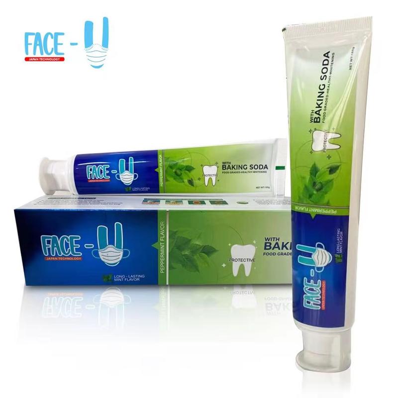 [Buy 1 Take 1] FACEU Toothpaste Baking Soda JAPAN TECH 180g Whitening - TikTok Shop Philippines