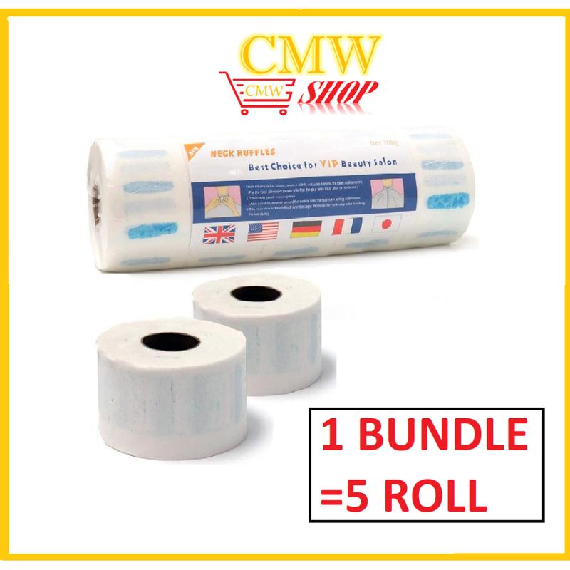 Disposable Neck Tissue Paper Ruffle Roll for Barber Salon Hairdressing ...