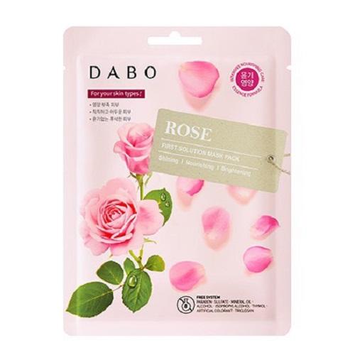 Đắp mặt nạ hương hoa thơm mịn, trắng mềm DABO ROSE Hàn quốc 22ml/Chiếc ...