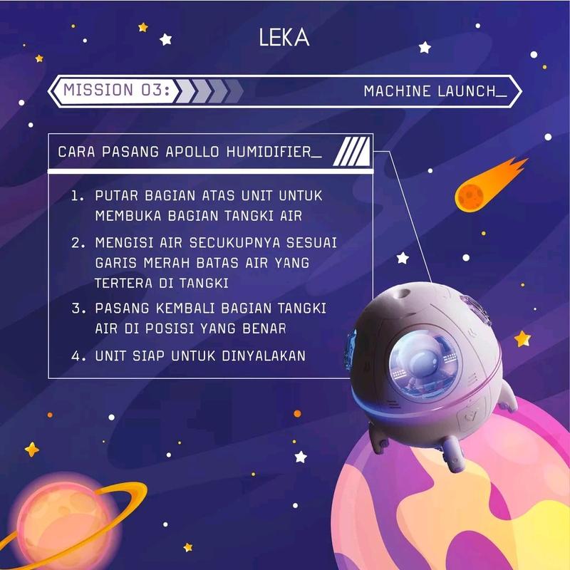 LEKA APOLLO HUMIDIFER HD6231 - Shop | Tokopedia
