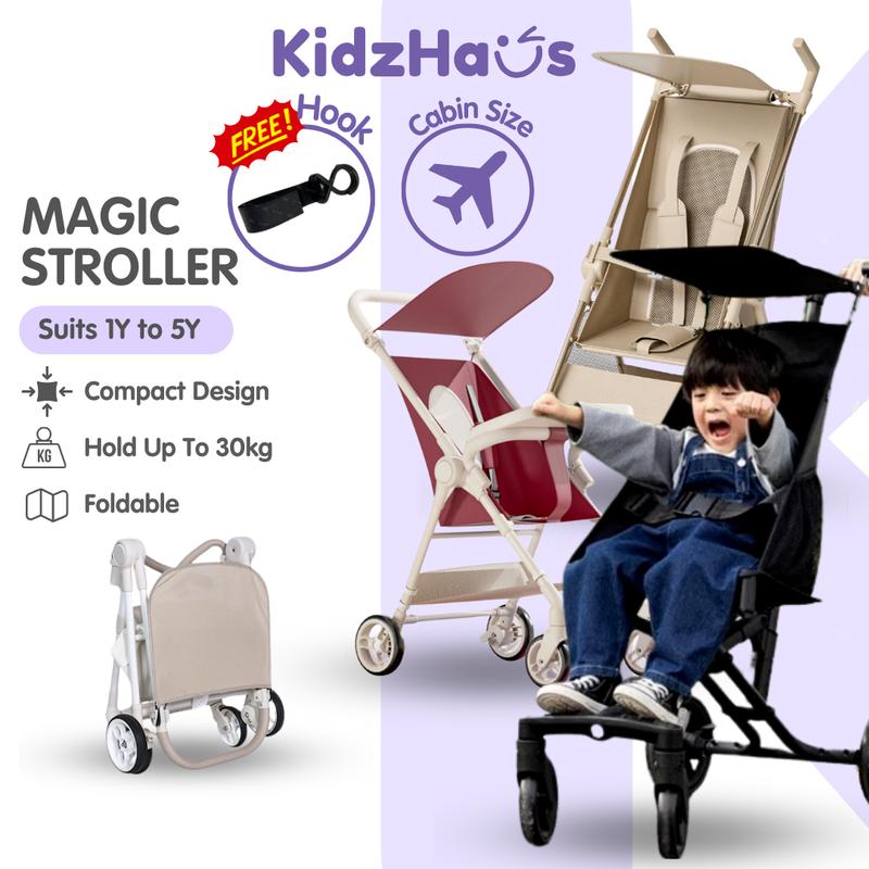 Kidzhaus Magic Stroller Foldable Lightweight Pocket ravel Stroller ...