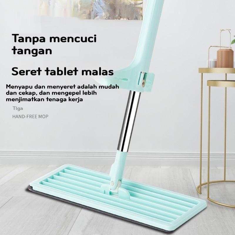 Keluli tahan karat tiada lenturan, pemegang panjang lantai rata ...