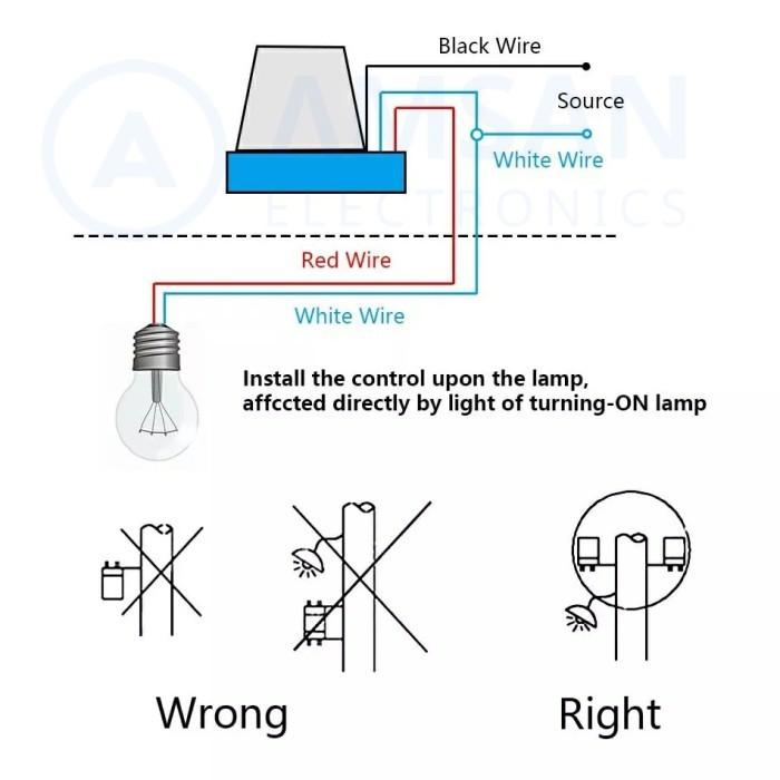 Saklar Sensor Cahaya Otomatis Lampu Jalan LDR DC 12V AC 220V - Shop ...