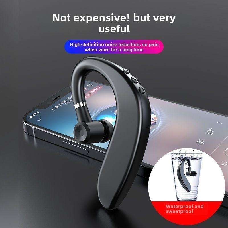 Fon Telinga Bluetooth, Cangkuk Telinga, Wayarles, Dalam Telinga ...