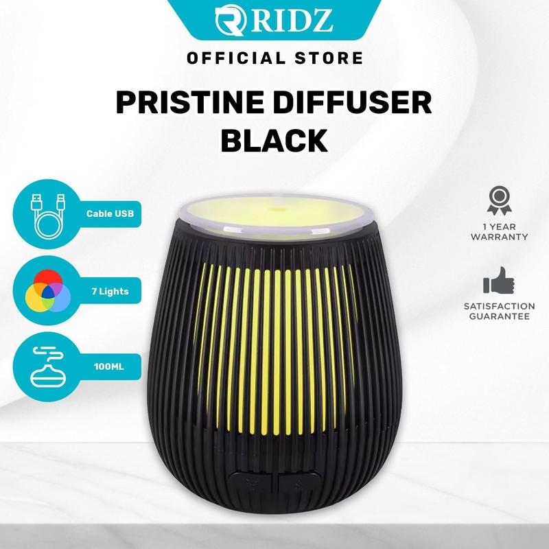 Ridz Pristine Diffuser Black 100ML Home Fragrance Oil Floral Fruity ...