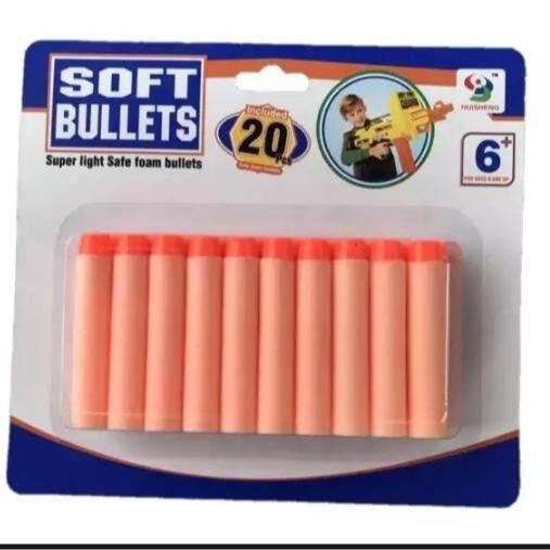 20pcs Orange Soft Flexible Eva Foam Bullets For Nerf Blaster - TikTok ...