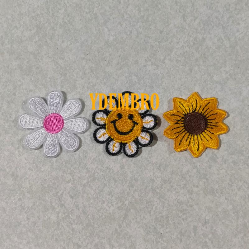 Patch Bordir Karakter Bunga Lucu Iron On Renda Anyaman - Shop | Tokopedia