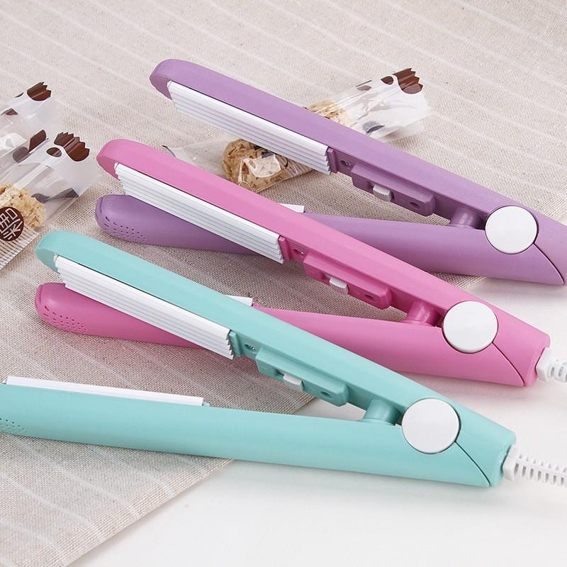 Flat Iron Hair Perm Straightener Mini Corn Wave Curler Professional ...
