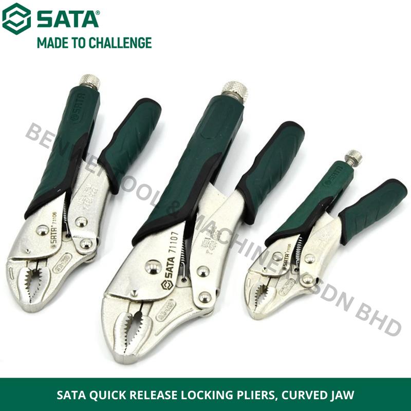 SATA QUICK RELEASE LOCKING PLIERS, CURVED JAW / GRIP PLIERS - TikTok ...