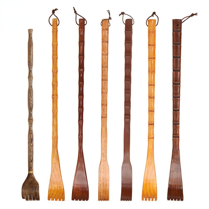 Long Handle Wooden Back Scratcher Massager Back Scratching Rake ...