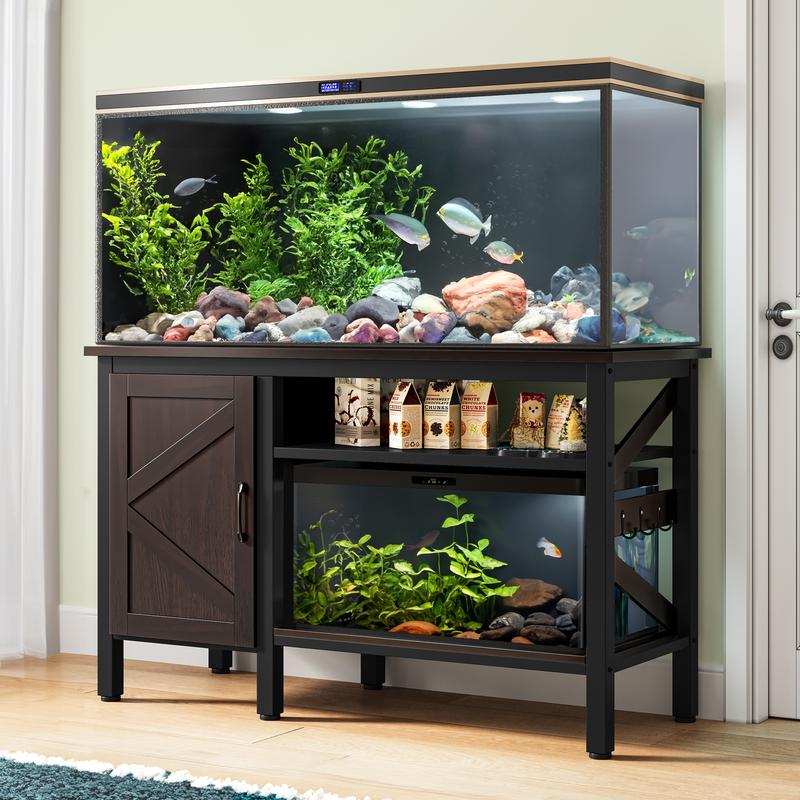 YINTATECH Heavy Duty Wooden Aquarium Stand, 55-75 Gallon Large - TikTok ...
