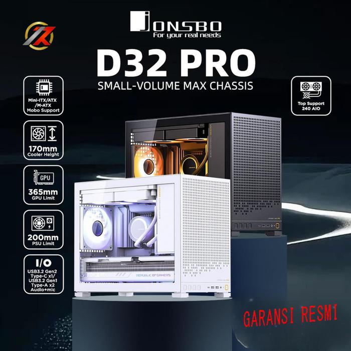 Jual JONSBO D32 PRO M-ATX Sff PC Case | Casing Compact Jonsbo D 32 ...