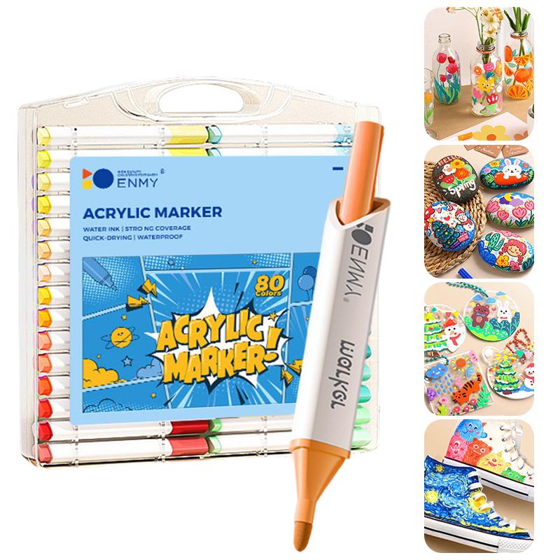 Pen Siluet Garisan Dwi Fantasi, Set 24 Warna, Pen Tangan DIY - TikTok ...