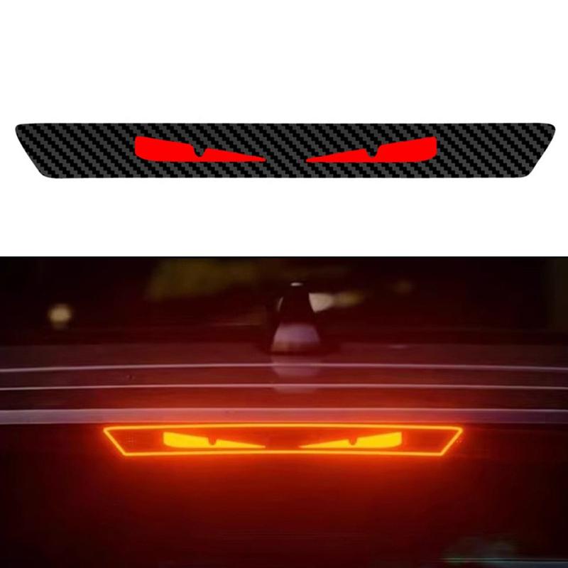 【In Stock】 Car Rear Light Sticker Tail Light Decal Carbon Fiber ...