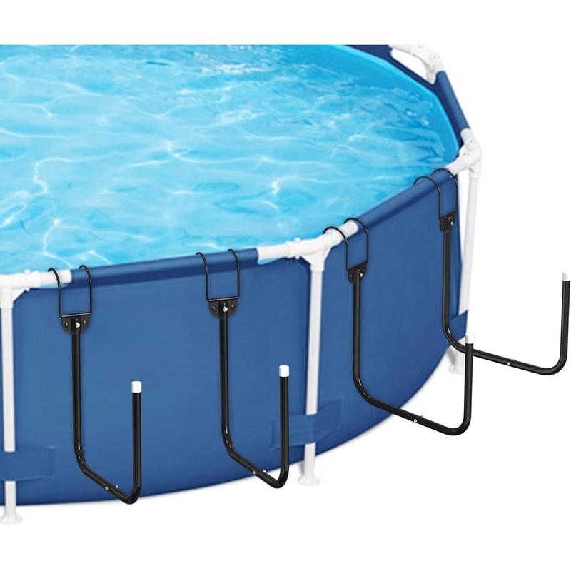 Pool Cover Holder, 4 count Solar Pool Cover Holder, Adjustable U-Shaped ...