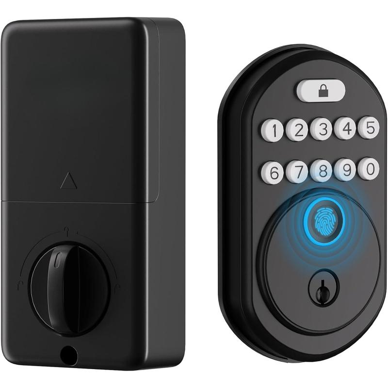 Fingerprint Smart Door Lock,Keyless Entry Door Lock with Keypad ...