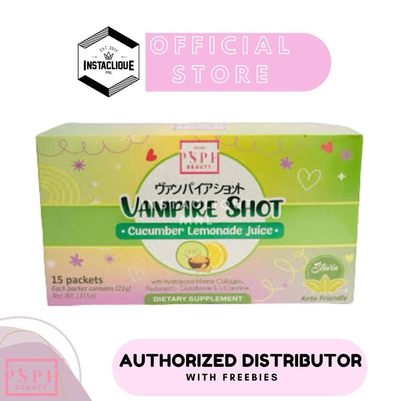 Vampire Shot Cucumber Lemonade Juice by PSPH Beauty [1 Box] - TikTok ...