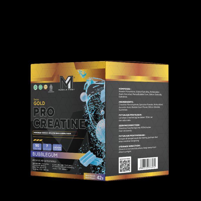 Muscle First Gold Pro Creatine 1 Box 42gram isi 7 sachet Suplemen ...