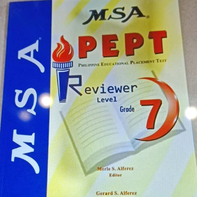 M.S.A PEPT REVIEWER LEVEL GRADE 7 Soft Cover - TikTok Shop Philippines
