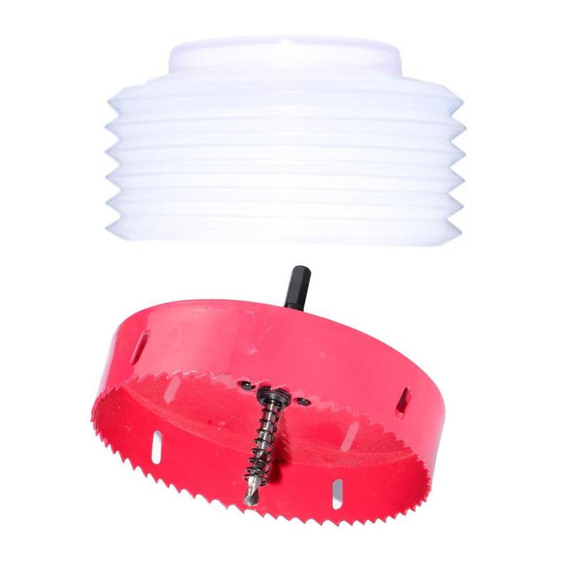 6 inch Holesaw with Dust Bowl PVC Recessed Lighting Holesaw Cutter ...