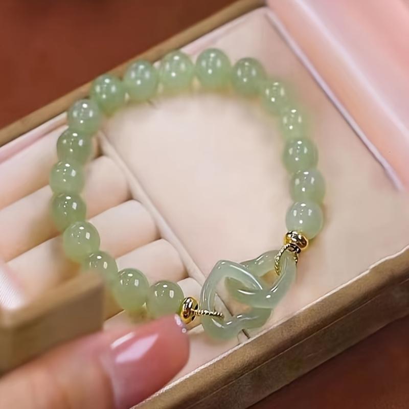 Gelang Tangan Hijau Jed Sintetik, Rekaan Elegan, Untuk Wanita, - TikTok ...