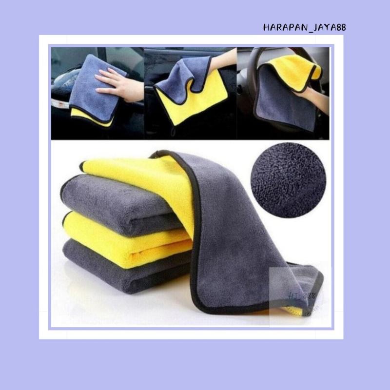 Kain Lap Microfiber 30 x 40 / Kain Lap Mobil Tebal 2 Warna - Shop ...