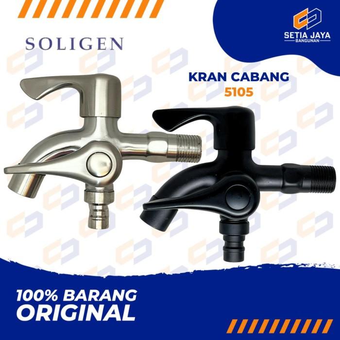 Kran / Keran Cabang / Double / Shower Soligen Stainless Steel 5105 ...