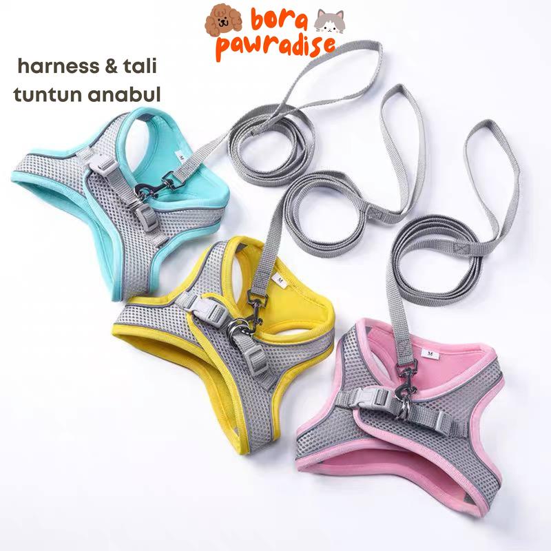 Rompi Harness Anjing / Rompi Harness Kucing / Tali Tuntun Kucing - Shop ...