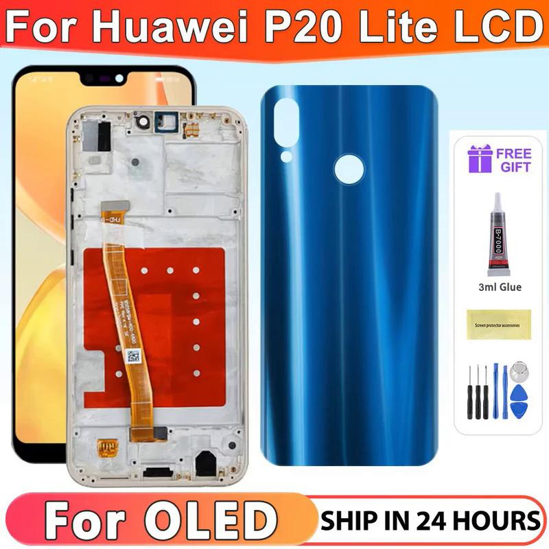 5.84 "Lcd Display For Huawei P20 Lite Nova 3E NETL00 ANELX1 P20Lite ...