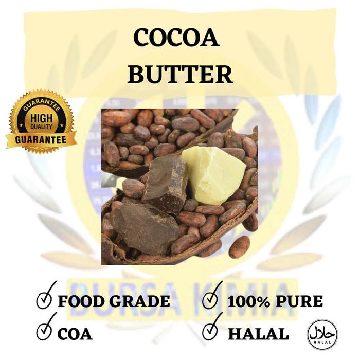Jual original 1kg cocoa butter refined unrefined cocoa liquor butter ...