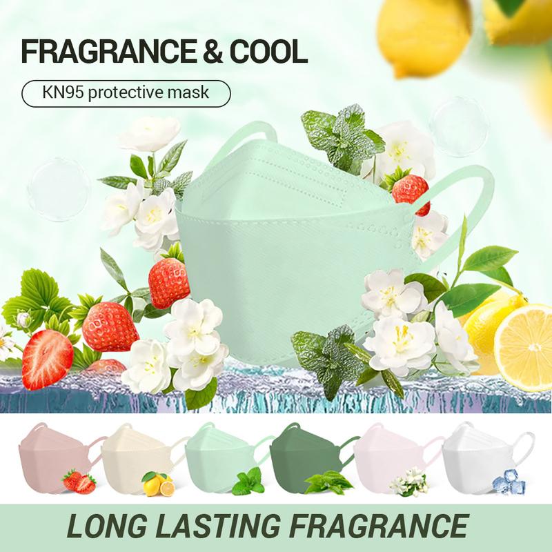 Summer 4-layer Adult Disposable Mask Fragrance Cold Mask KF9 - TikTok ...
