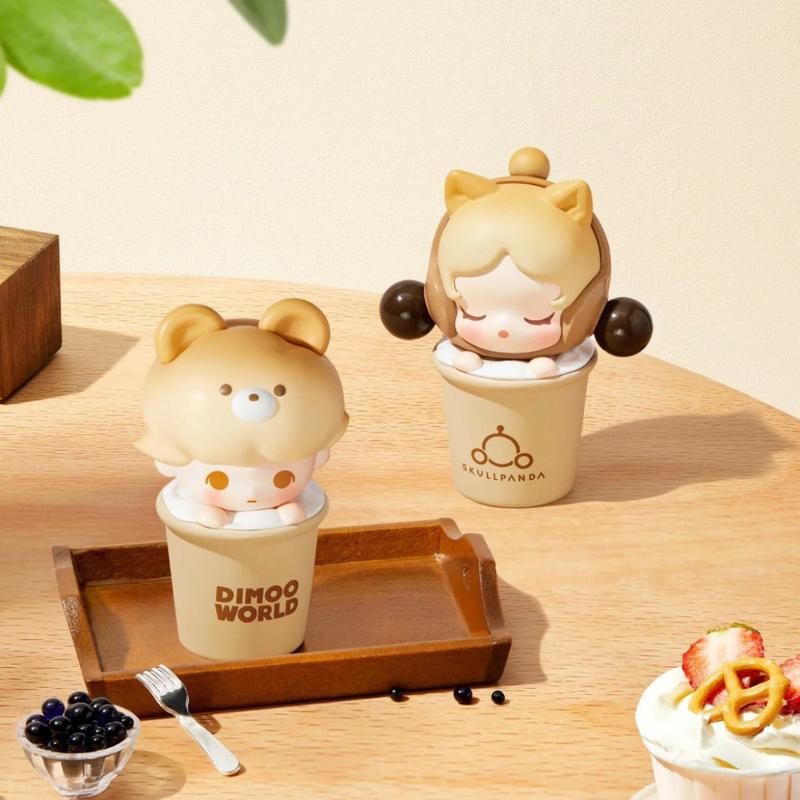 SKULLPANDA x Dimoo】Bubble Tea Limited Edition Figure - Cut - TikTok ...