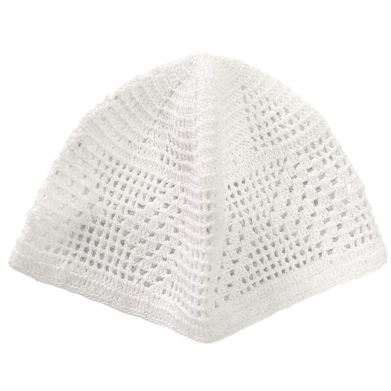Inner Hat Islamic Knit Kufi Adult Elastic Hat Traditional Hollow ...