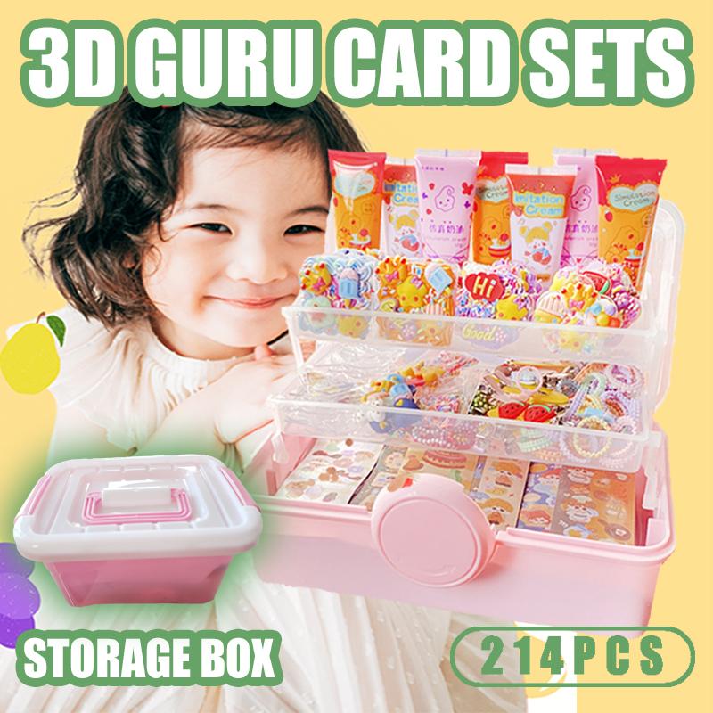 214PCS Cream Glue Guka Set Pendant Kids Gift Decorative Guka - TikTok ...