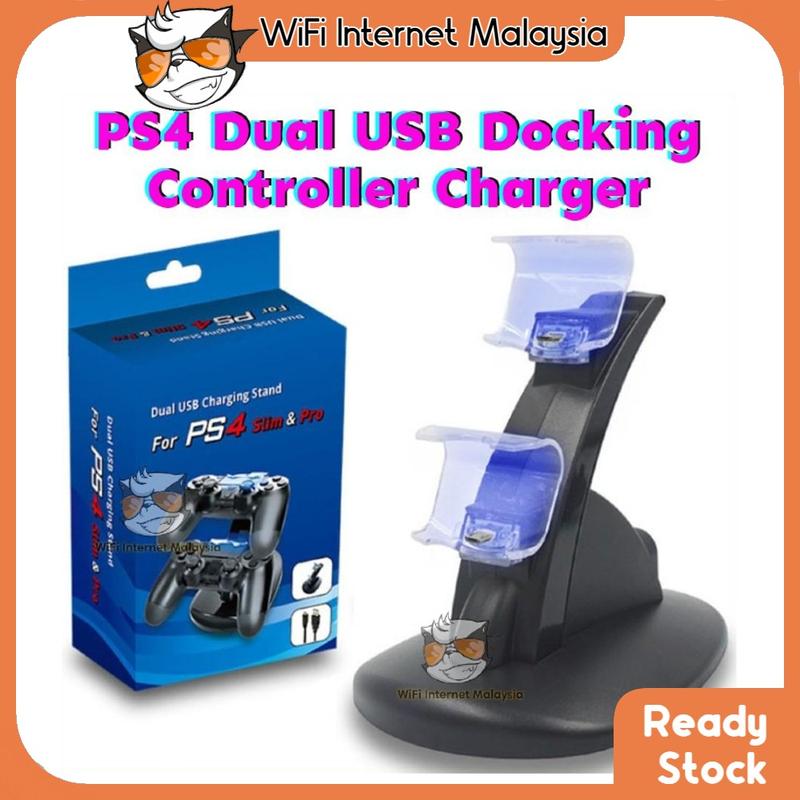 PS4 Pro/ PS4 Controller Charger Stand Led Indicator Dual USB - TikTok ...