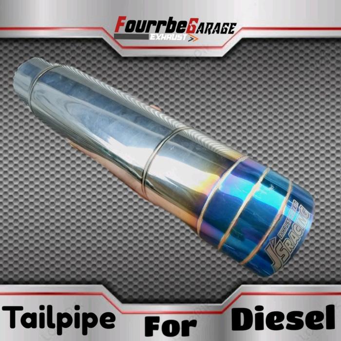 Jual Knalpot mobil Tailpie Diesel/Bensin JS Racing Biru Pajero Innova ...