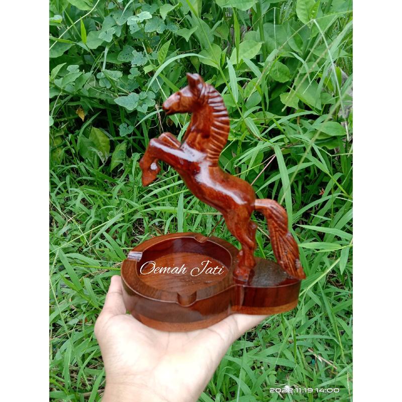 Hiasan meja motif kuda / Patung Kayu Jati - Shop | Tokopedia