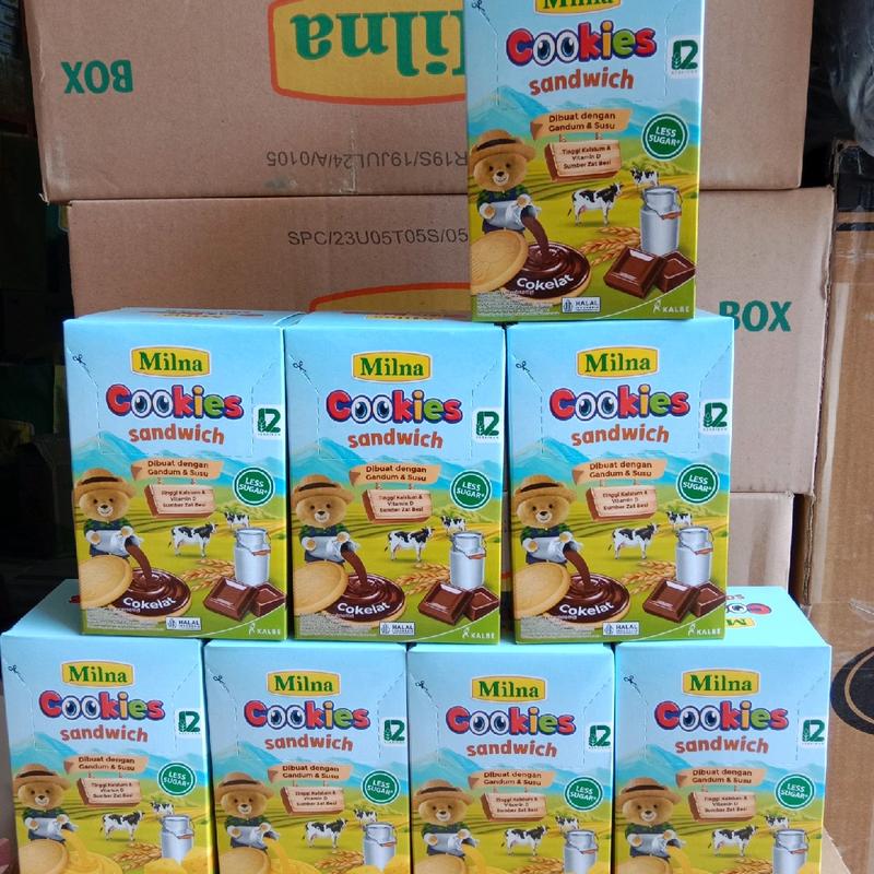 MILNA SANDWICH COOKIES 12 SACHET - Shop | Tokopedia
