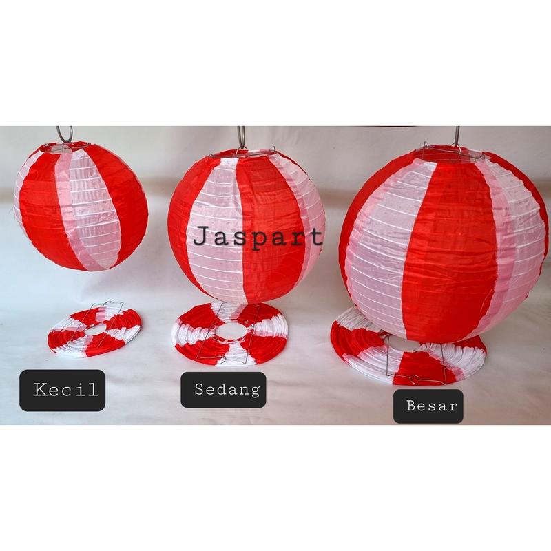 Lampion Outdoor Merah Putih Dekorasi 17 Agustus Lampion Kain - Shop ...