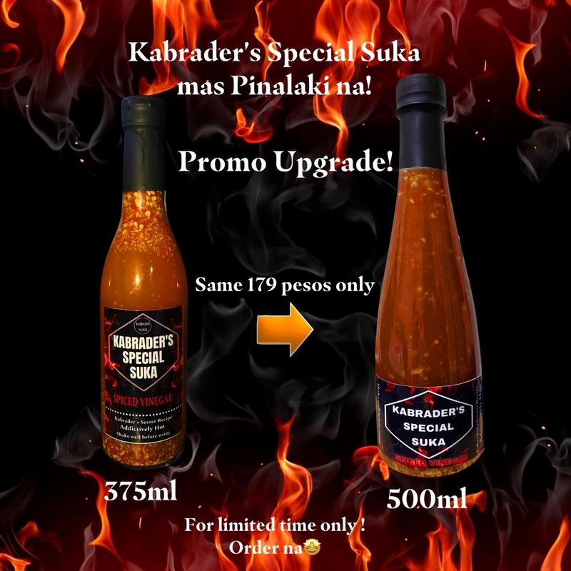 Kabrader Special Suka (Spiced Vinegar) Pack Bottle - TikTok Shop ...