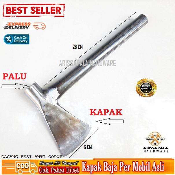 Kapak Palu Bahan Baja Per Gagang Pipa Besi Kampak Kayu Cacah - Shop ...